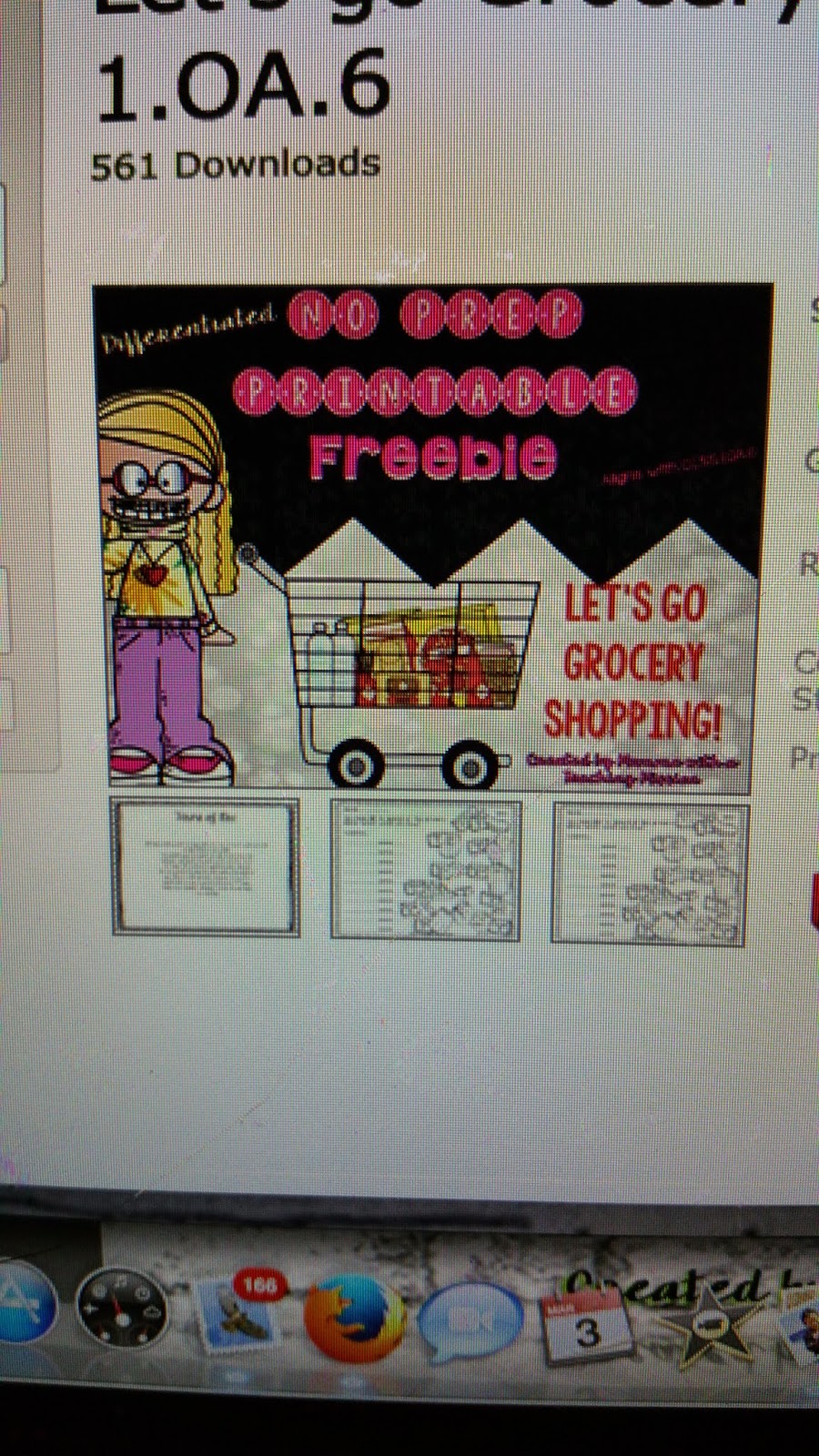 Let's Go Grocery Shopping: A Freebie - Momma with a Teaching Mission