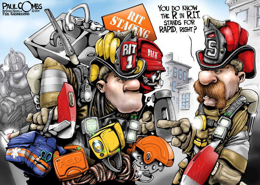 Paul Combs Firefighter Cartoons