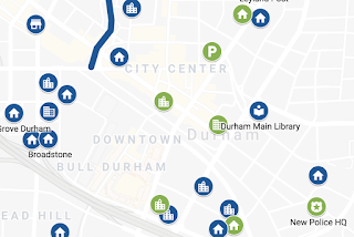 Durham Construction Map