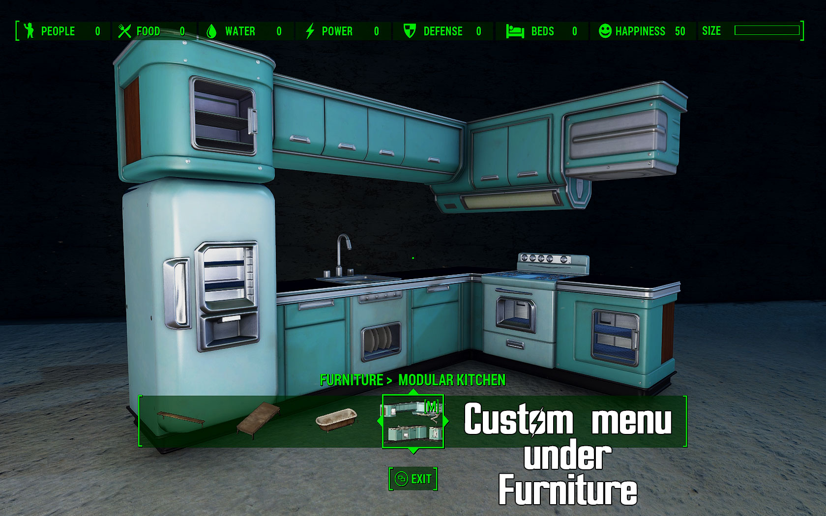 Buried Mods: Modular Kitchen