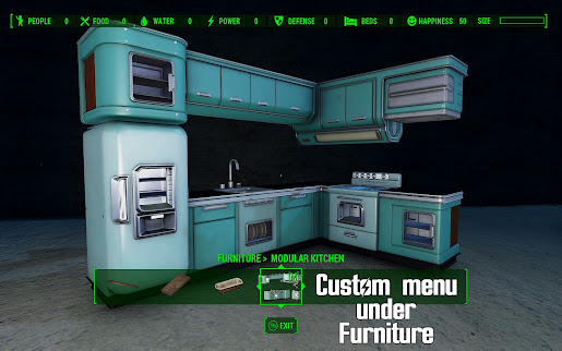 Buried Mods: Modular Kitchen