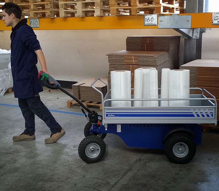 Electric flatbed carts Zallys made in Italy: Electric flatbed trolley ...