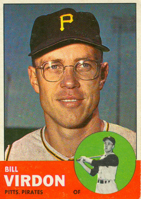 1963 Topps Baseball: Bill Virdon (#55)