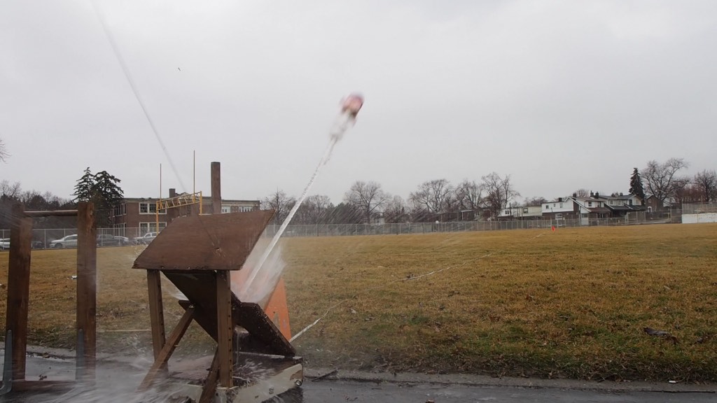 Active Learning @ Danforth CTI: MaST create and launch plastic rockets!