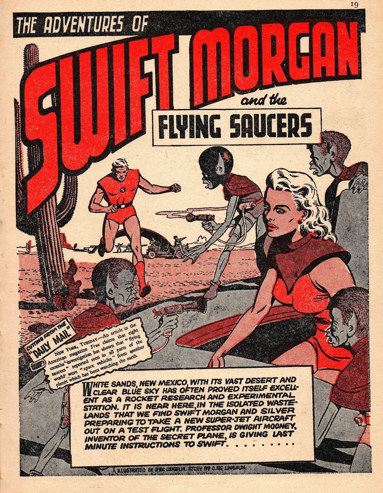 Eight Miles Higher: Comicbook History: 'SWIFT MORGAN'