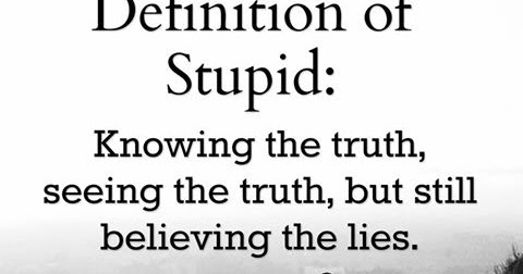 What Is Definition Of Stupid? | TrendyPlay