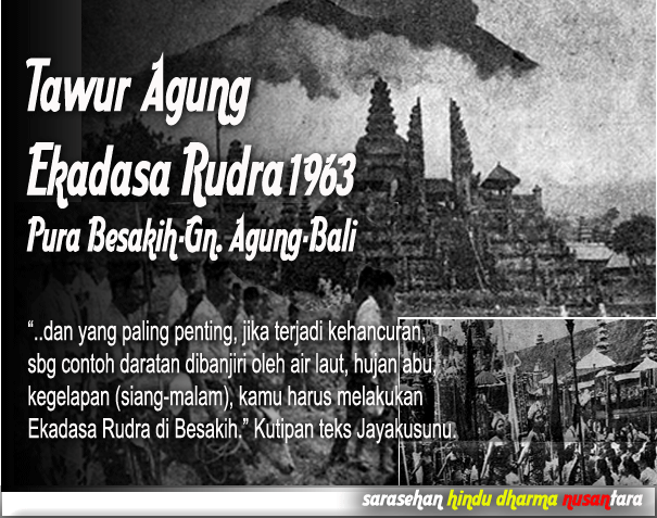 Pengertian,Sejarah Dan Makna Upacara Eka Dasa Rudra