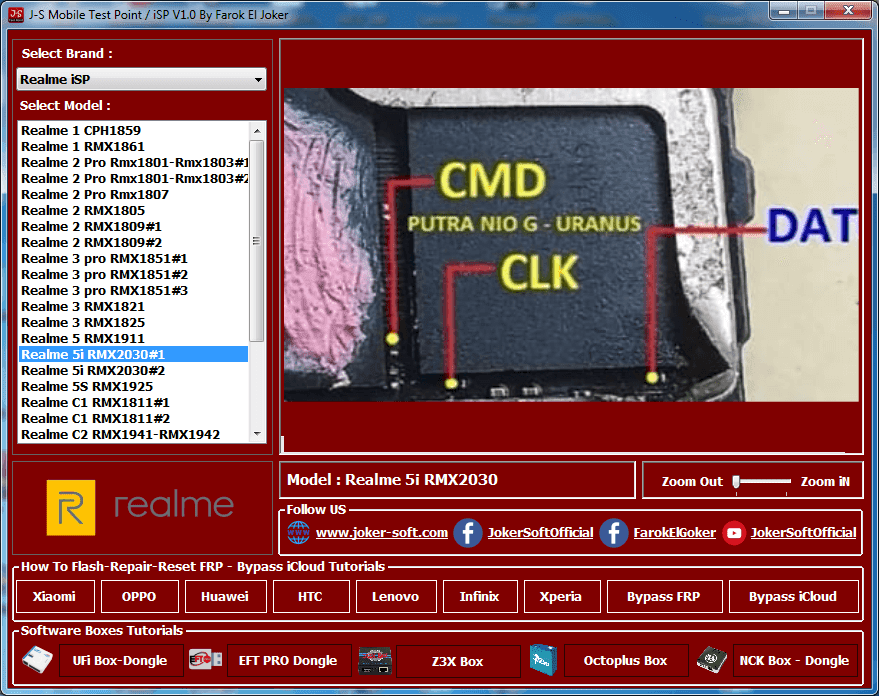 الاصدار الاول لبرنامج J-S Test Point-iSP V1.0
