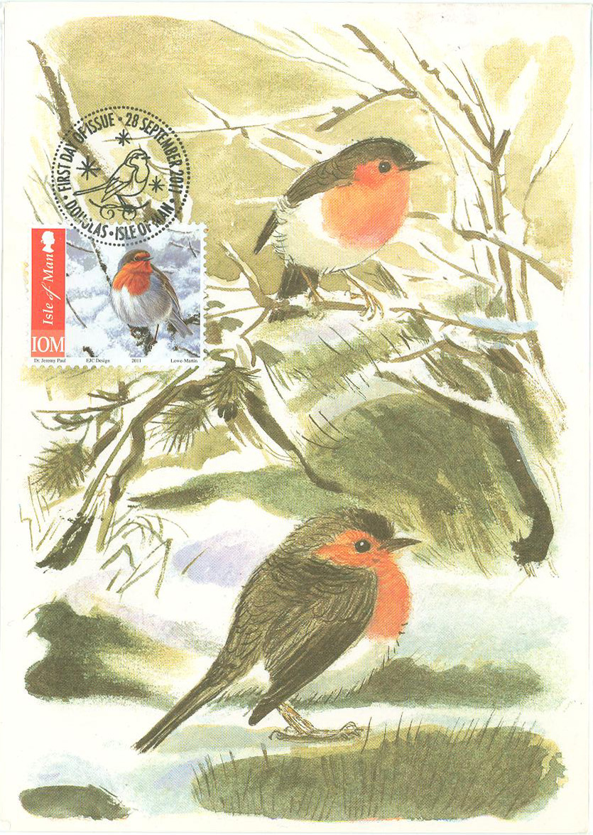 Philatelic of Birds: Season's greetings from the Isle of Man