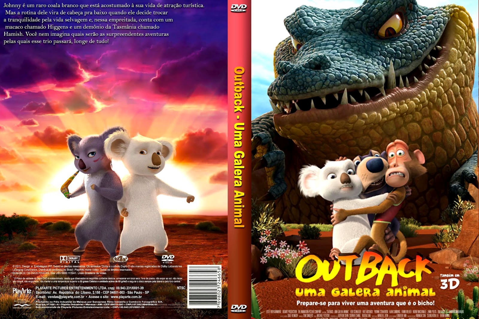CAPAS DE DVD PERSONALIZADAS: OUTBACK