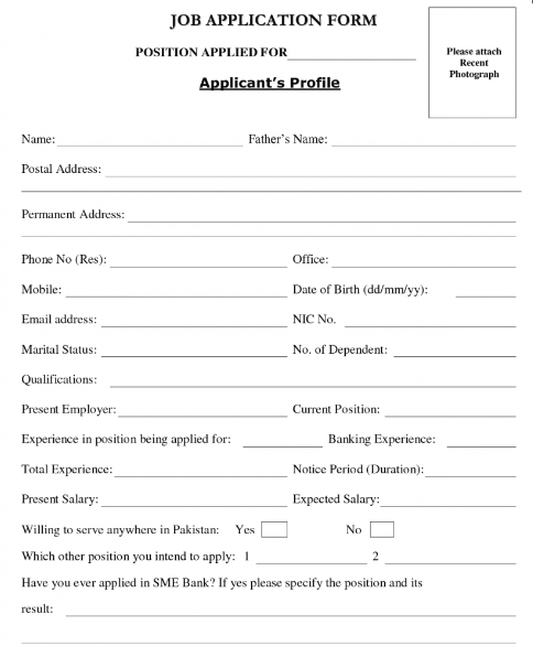 Job application forms - Tipss und Vorlagen