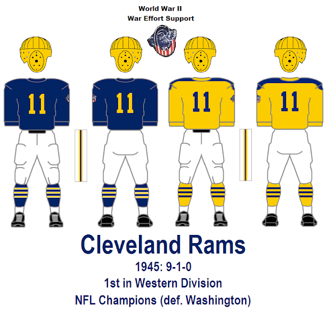 Bill's Update Blog: 1945 Cleveland Rams