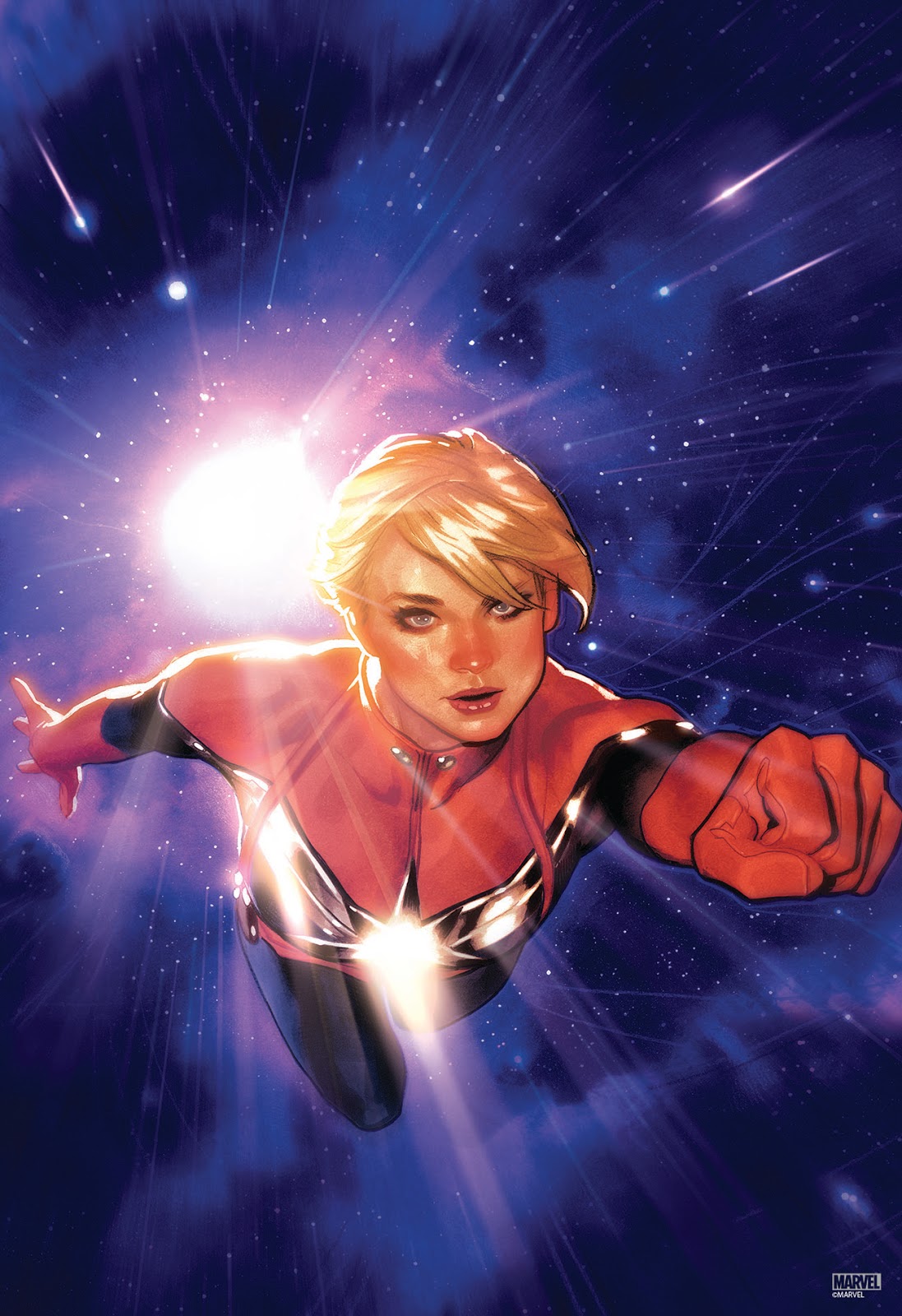 INSIDE THE ROCK POSTER FRAME BLOG: Adam Hughes Captain Marvel Print ...