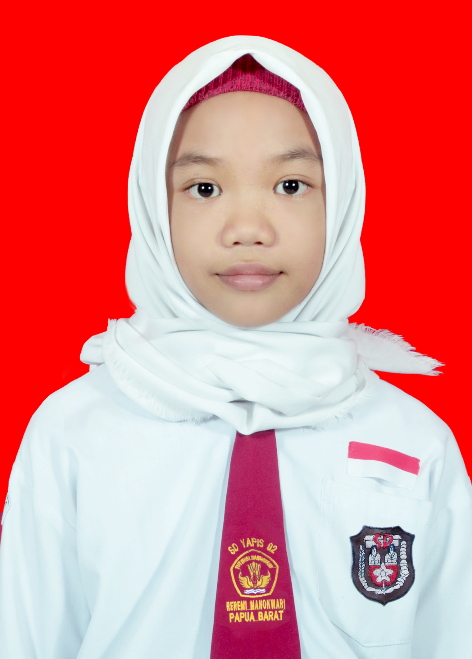 Pas Foto SD YAPIS 02 Manokwari Tahun 2020 (Perempuan) | Temmalusa Art Papua