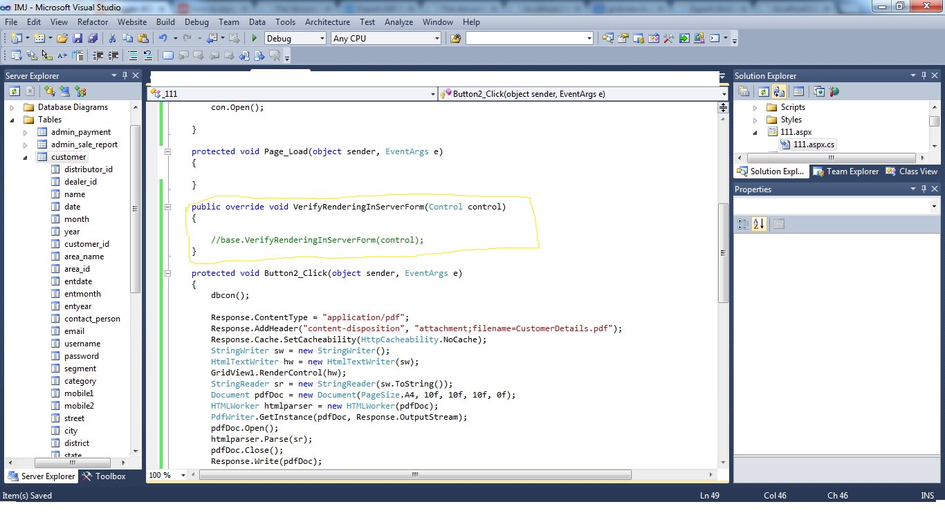 How to Export Gridview to PDF Document Generate in Asp.Net C# Using ...