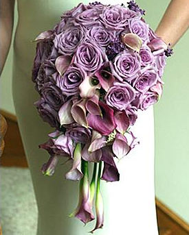 Bouquet Bridal: Lavender Rose Bouquet