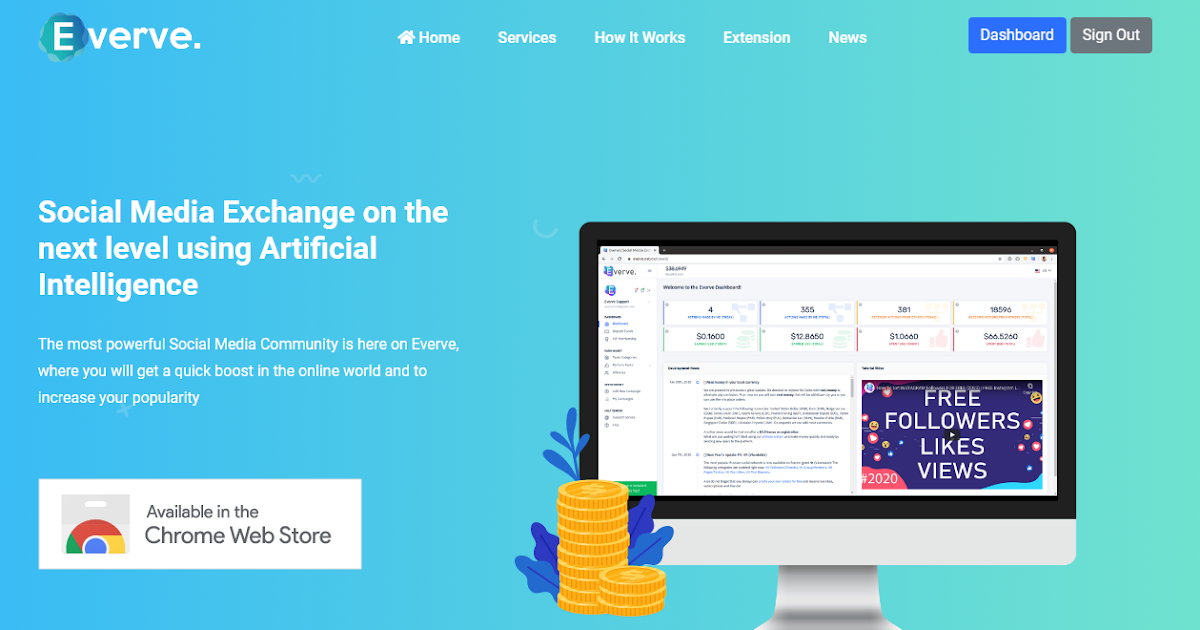 Make Crypto Profits each day: Everve, The new Social Media Exchange