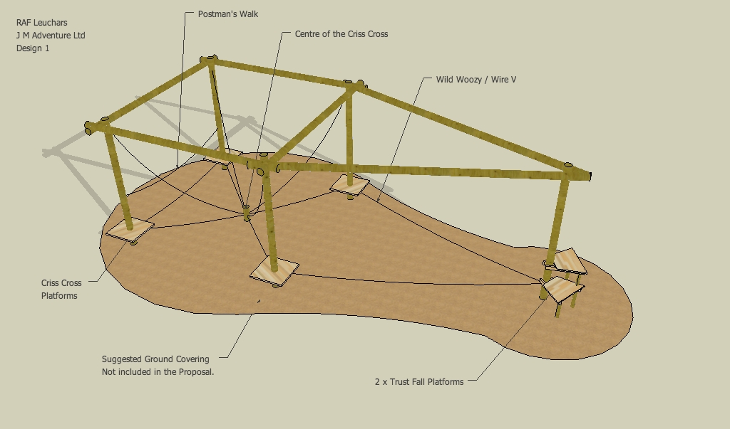 Low ropes with J M Adventure | Ropes course, Rope, Design