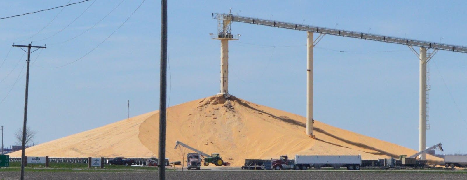 Industrial History: Removing Corn Storage Piles
