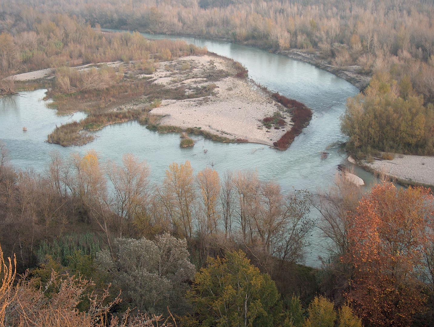 Entusiasco: Río Cinca Desde El Mirador De Conchel