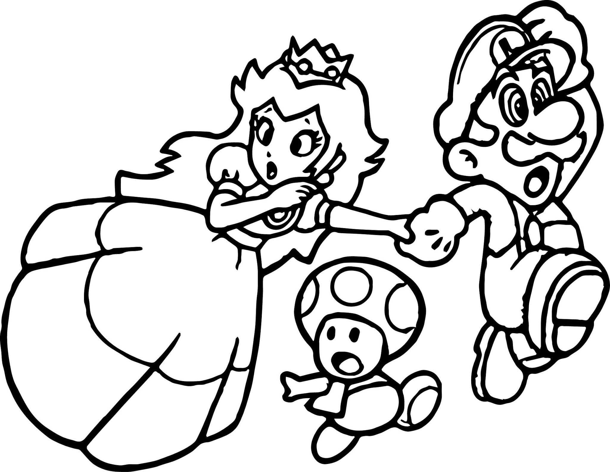 Mario Coloring Page ~ Coloring Print