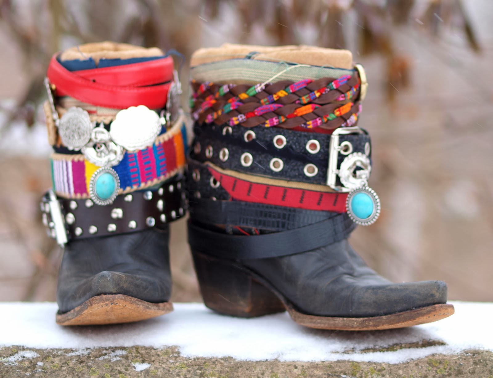 TheLookFactory: more Reworked upcycled boots!!!