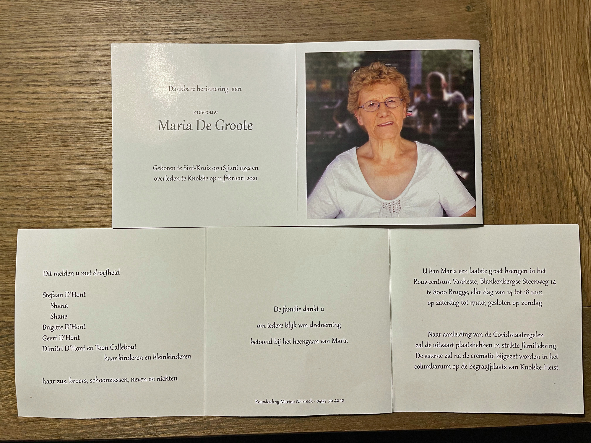 OVERLIJDENSBERICHTEN