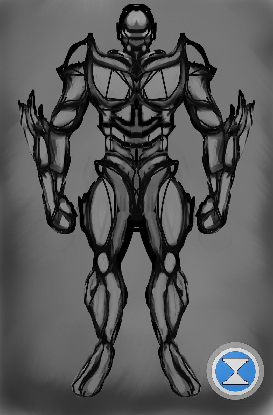 ...Welcome To The Dm3DRev Studeos Blog...: Mechanoid - Rapid Concept Art