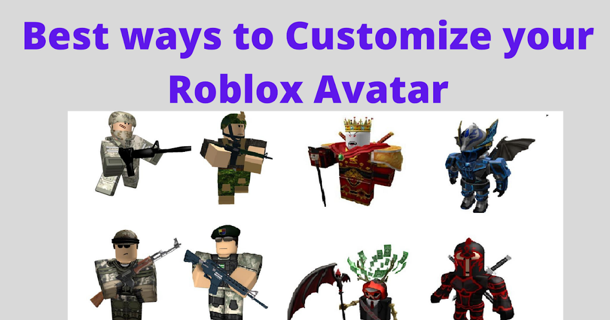 How to create your Roblox avatar and modify it to your liking