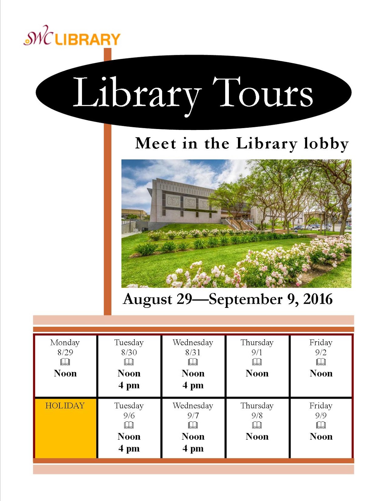 Whats New Swc Library Join Us For A Library Tour