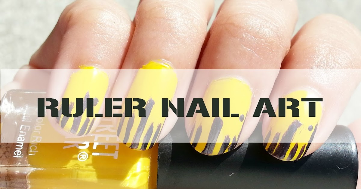 best makeup beauty mommy blog of india: Ruler Nail Art