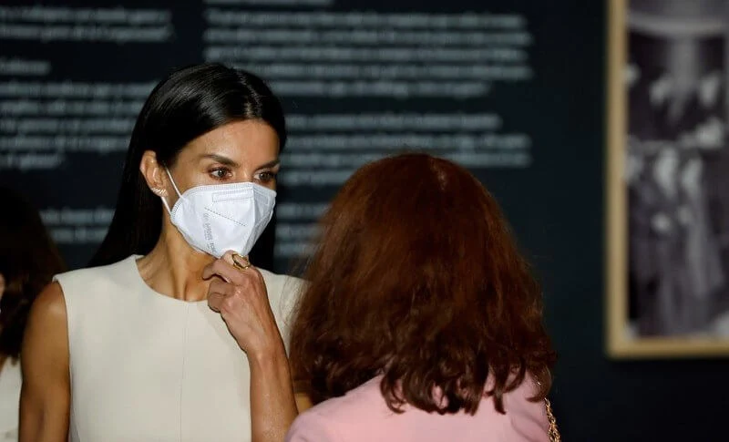 Queen Letizia attended the opening of 'Emilia Pardo Bazan' exhibition