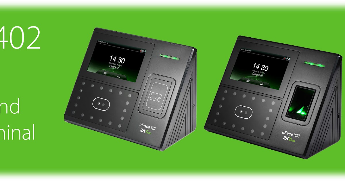 uFace 401 and 402 Multi-biometric Identification Time Attendance and Access Control Terminal ...