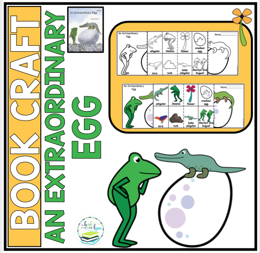 AN EXTRAORDINARY EGG BOOK CRAFT ~ Book Units by Lynn