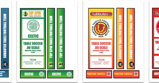 #BCCM Boarder Collectables Subbuteo: Subbuteo Team Box Labels Scottish ...