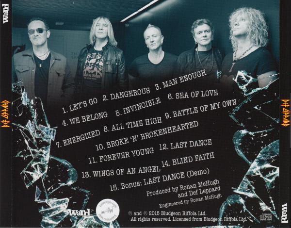 Classic Rock Covers Database: Def Leppard - Def Leppard (2015)