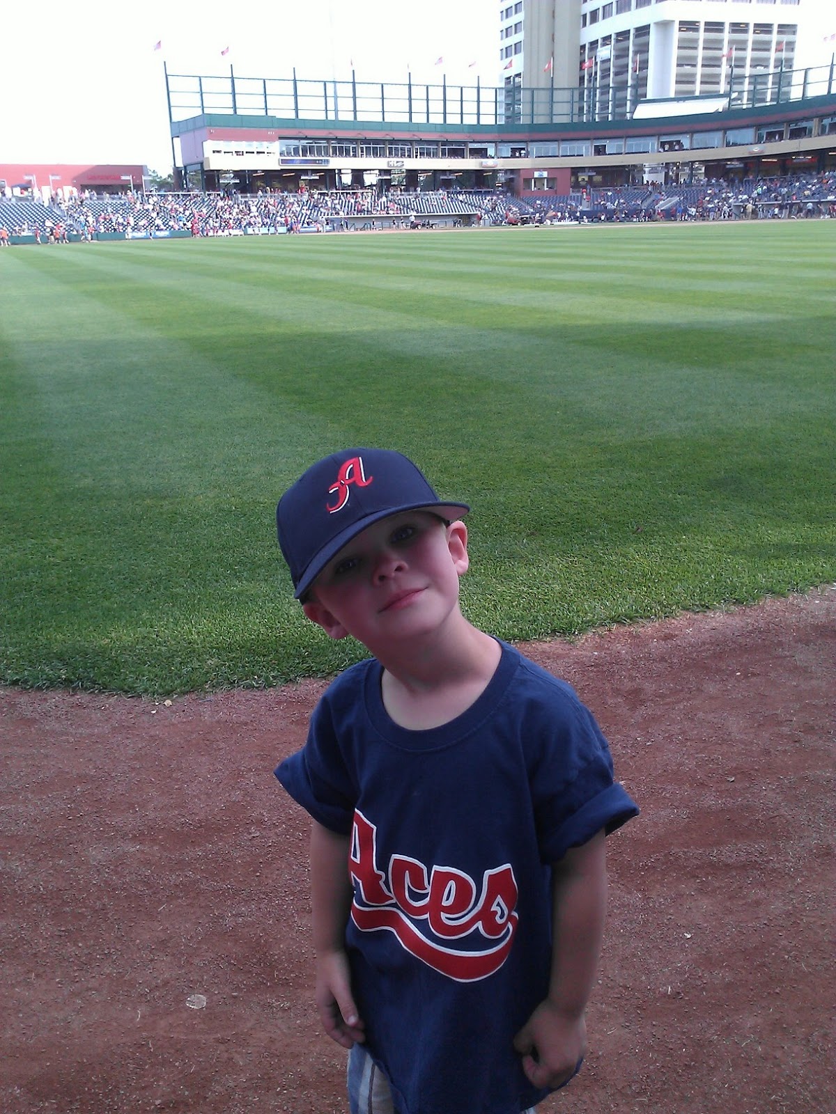 Trevor & Cole: Youth Baseball night at the Reno Aces game