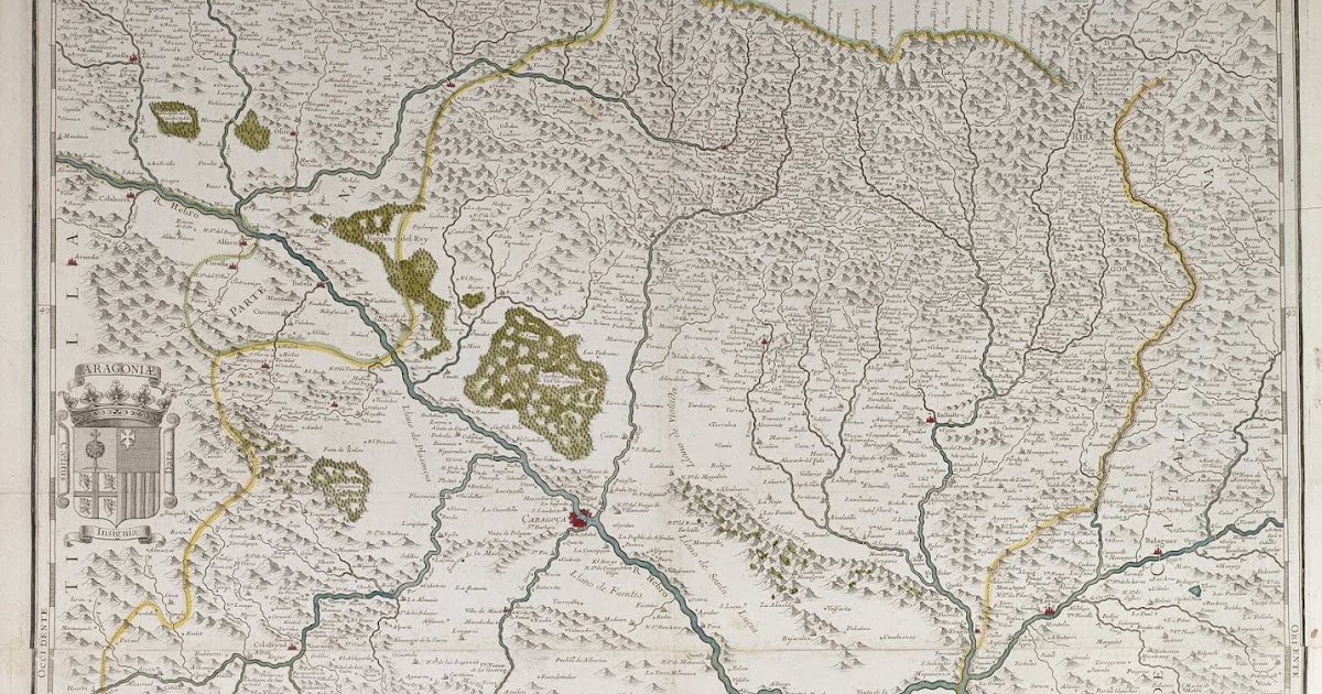 PLANOS Y MAPAS DE ARAGON: 1715 | NOVA ET ACCURATA REGNI ARAGONIAE ...