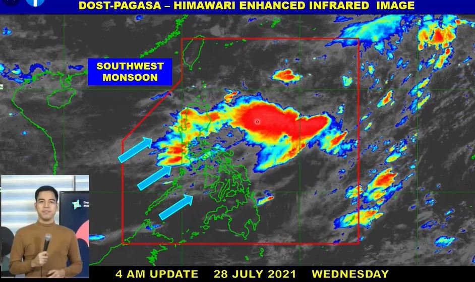 'Habagat' PAGASA weather update July 28, 2021 - The Summit Express