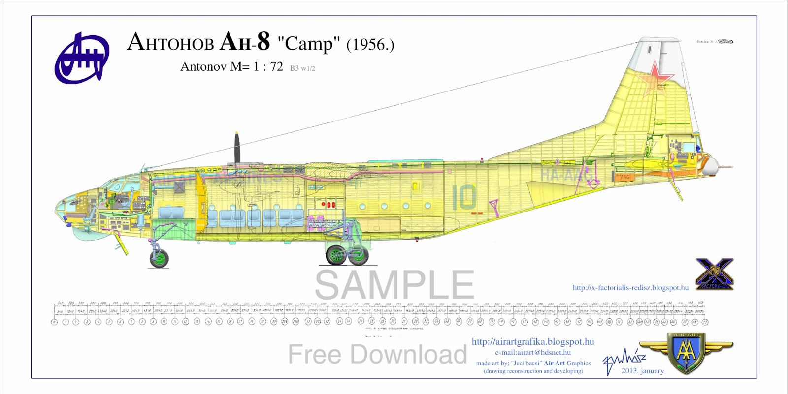 Air Art Graphics Technical & Human Illustration: Antonov An-8 "Camp ...
