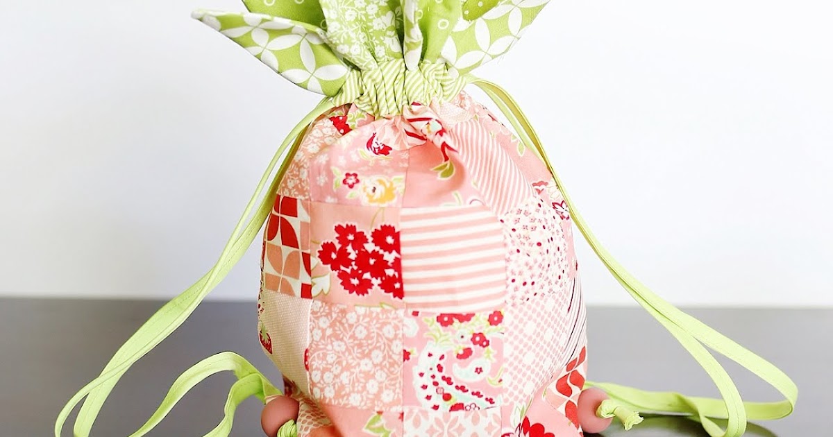 Scrappy Patchwork Pineapple Backpack | Saw it. LOVED IT. Made it.