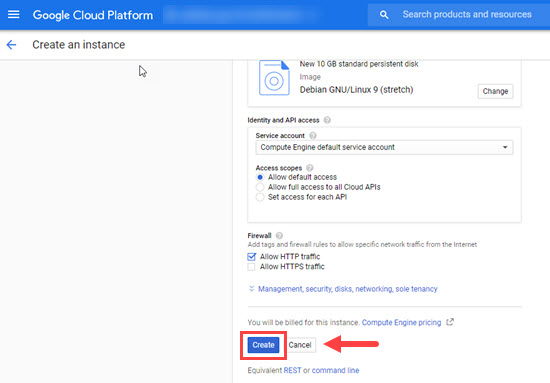 Create Virtual Machine instance in Compute Engine in Google Cloud ...