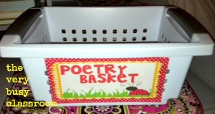The Very Busy Classroom: Poetry Basket