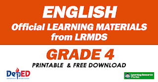ENGLISH - Official Learning Materials from LRMDS (GRADE 4) FREE ...
