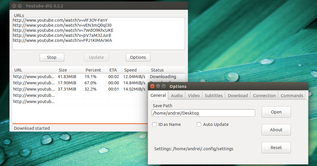Multi Platform Youtube Dl Gui Youtube Dlg Youtube Downloader ~ Web Upd8 Ubuntu Linux Blog