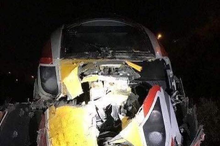 Settle Station Water Tower: Train Crash at Leeds