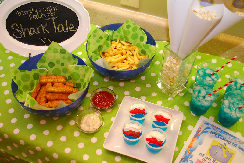 Fussy Monkey Business: Family Night-Shark Tale