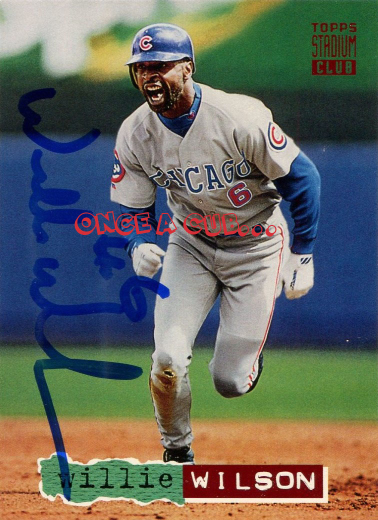 Once a Cub: Willie Wilson