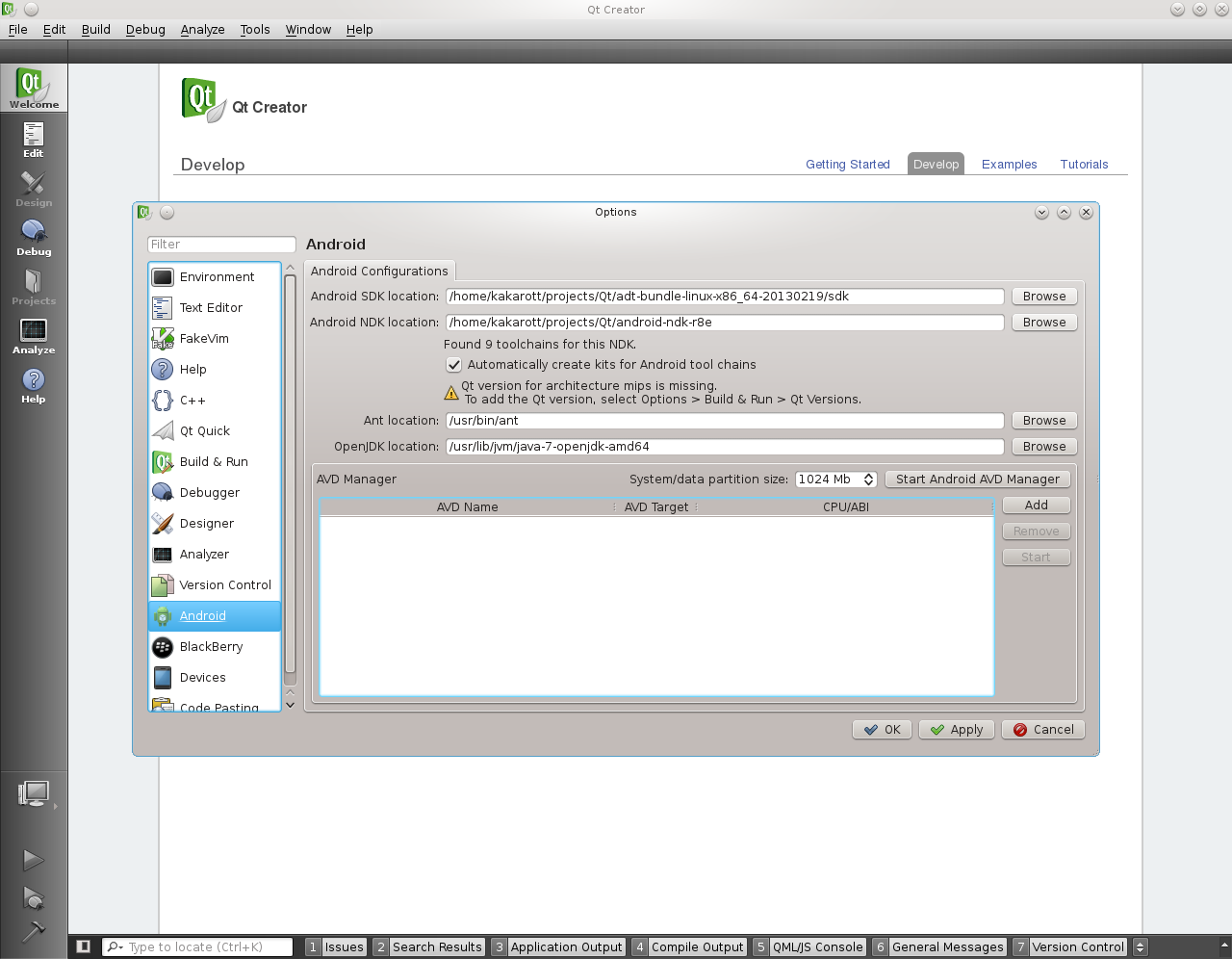 Think for yourself!: Qt 5 on Android - getting started