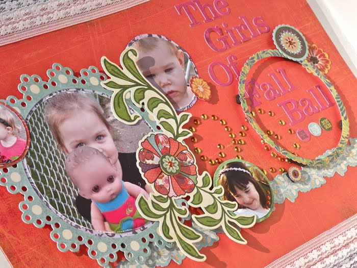 Much Ado About Nothing: ~Acrylic Layout: Girls Of Fall Ball~